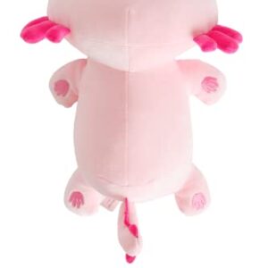 Onsoyours Cute Axolotl Plush, Soft Stuffed Animal Salamander Plush Pillow, Kawaii Plush Toy for Kids (Pink Axolotl A, 13")