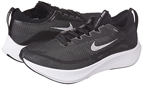 Nike Women's Zoom Fly 4 Running Shoe, Black/White-off Noir, 8