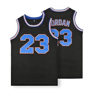 ipreu youth no.23 air movie version of the 90s basketball jerseys casual sweatshirt xs-xl black/white (black, xl)