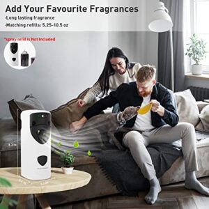 ITAX-WORLD Automatic Air Freshener Spray Dispenser Programmable Fragrance Dispenser Fit for Spray Refills | Wall Mount Aerosol Dispenser Spray Holder for Home Office Bathroom Hotel Commercial Place