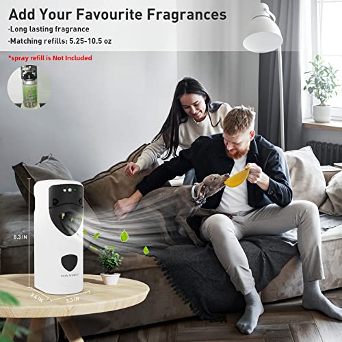 ITAX-WORLD Automatic Air Freshener Spray Dispenser With Remote Programmable Fragrance Dispenser Fit for Spray Refills | Wall Mount Aerosol Dispenser Spray Holder for Home Bathroom Commercial Place