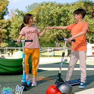 Gyroor Electric Scooter for Kids, Teens, Boys and Girls with Lightweight and Adjustable Handlebar, H30 Kids Electric Scooter with Rechargeable Battery, 6 MPH Limit-Best Gift for Kids!-Black