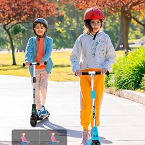 Gyroor Electric Scooter for Kids, Teens, Boys and Girls with Lightweight and Adjustable Handlebar, H30 Kids Electric Scooter with Rechargeable Battery, 6 MPH Limit-Best Gift for Kids!-Black