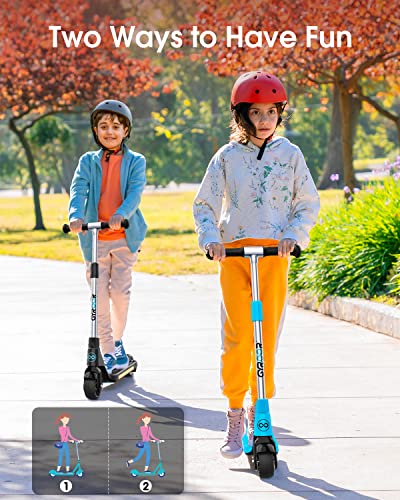 Gyroor Electric Scooter for Kids, Teens, Boys and Girls with Lightweight and Adjustable Handlebar, H30 Kids Electric Scooter with Rechargeable Battery, 6 MPH Limit-Best Gift for Kids!-Black