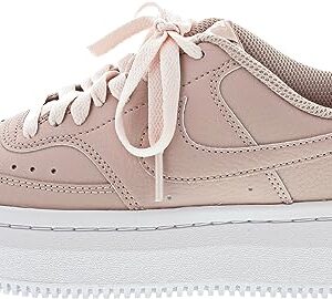 Nike Court Vision Alta Leather Women's Trainers Shoes, Pink Oxford/Pink Oxford-White, 7 M US