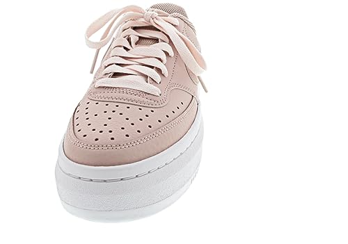 Nike Court Vision Alta Leather Women's Trainers Shoes, Pink Oxford/Pink Oxford-White, 7 M US