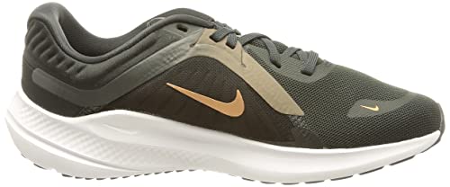 Nike Women's Quest 5 Running Shoes, Dk Smoke Grey/Metallic Silver, 7.5 M US