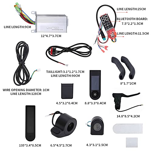 Scooter Controller Board 350W 36V Electric Scooter M365/PRO Dashboard Control Brakes and Displays with APP Control & Digital Display Function Controller Kit for Xiaomi M365 /Pro Scooter Parts