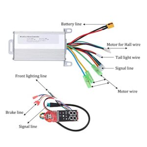 Scooter Controller Board 350W 36V Electric Scooter M365/PRO Dashboard Control Brakes and Displays with APP Control & Digital Display Function Controller Kit for Xiaomi M365 /Pro Scooter Parts