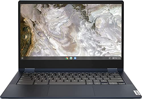 2022 LENOVO Chromebook Flex 5i 13.3" FHD IPS Touchscreen 2-in-1 Laptop 11th Dual-Core Intel i3-1135G4 8GB DDR4 128GB NVMe SSD UHD Graphics USB-C Wi-Fi 6 Backlit Keyboard w/ RATZK 32GB USB Drive