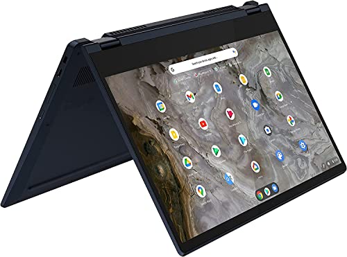 2022 LENOVO Chromebook Flex 5i 13.3" FHD IPS Touchscreen 2-in-1 Laptop 11th Dual-Core Intel i3-1135G4 8GB DDR4 128GB NVMe SSD UHD Graphics USB-C Wi-Fi 6 Backlit Keyboard w/ RATZK 32GB USB Drive