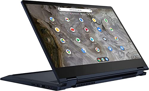 2022 LENOVO Chromebook Flex 5i 13.3" FHD IPS Touchscreen 2-in-1 Laptop 11th Dual-Core Intel i3-1135G4 8GB DDR4 128GB NVMe SSD UHD Graphics USB-C Wi-Fi 6 Backlit Keyboard w/ RATZK 32GB USB Drive