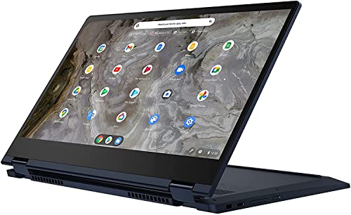 2022 LENOVO Chromebook Flex 5i 13.3" FHD IPS Touchscreen 2-in-1 Laptop 11th Dual-Core Intel i3-1135G4 8GB DDR4 128GB NVMe SSD UHD Graphics USB-C Wi-Fi 6 Backlit Keyboard w/ RATZK 32GB USB Drive