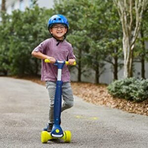 Hover-1 My First Scooter | (5+ Years Old) 5MPH Top Speed, 1.8 Mile Range, 80W Motor, 80lbs Max Weight, Foot Brake, Ideal Training Scooter for Children, Cert. & Tested, Navy