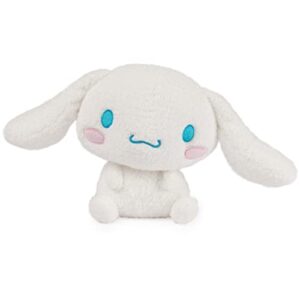 gund sanrio cinnamoroll plush, premium stuffed animal for ages 1 and up, 6”, white