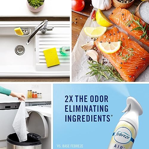 Febreze Room Air Fresheners, Home & Kitchen Room Fresheners, Air Freshener Spray, Odor Fighter Air Freshener for Home, Fresh Lemon Scent, 8.8 oz. Aerosol Can (Pack of 3)