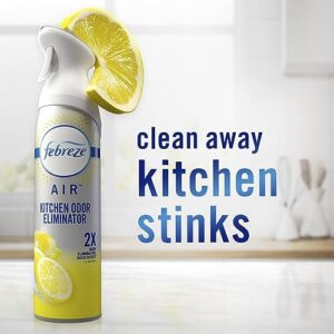 Febreze Room Air Fresheners, Home & Kitchen Room Fresheners, Air Freshener Spray, Odor Fighter Air Freshener for Home, Fresh Lemon Scent, 8.8 oz. Aerosol Can (Pack of 3)