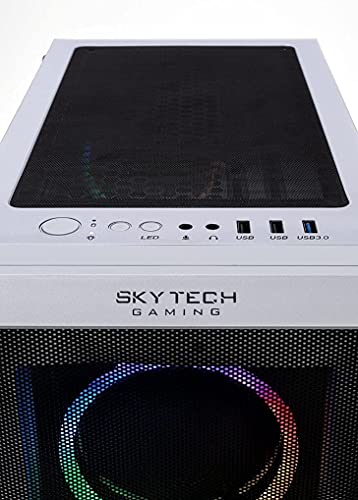 Skytech Gaming Chronos Gaming PC Desktop – Intel Core i7 12700F 2.1 GHz, RTX 3070, 1TB NVME SSD, 16G DDR4 3200, 650W Gold PSU, AC Wi-Fi, Windows 10 Home 64-bit