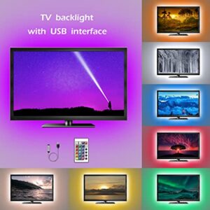 EDIYSUNG LED Lights for TV 15 ft, LED Strip Lights for 65-75 inch TV Backlight