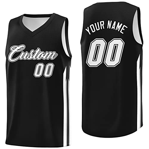 Personalized Your Own Basketball Jersey Sports Shirt Printed Custom Team Name Number Logo for Men Youth