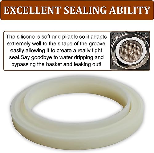 3 Pcs 54mm Silicone Steam Ring, Breville Espresso Machine Accessories Replacement Part Group Head Seal Gasket for 870/860/840/810/450/500/878/880