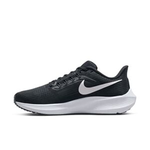 nike women's air zoom pegasus 39, black/white-black, 9