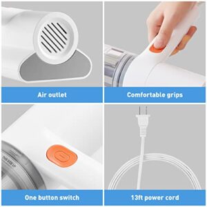 Mattress Vacuum Cleaner, 10KPa Handheld UV Bed Vacuum, Corded Dust Vacuum Remover Cleaning Machine for Pillows, Sheets, Mattresses, Sofas, Plush Toys and Other Fabric Surfaces