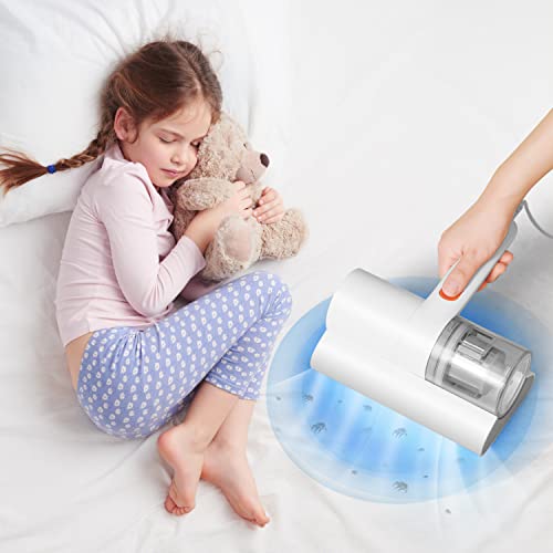 Mattress Vacuum Cleaner, 10KPa Handheld UV Bed Vacuum, Corded Dust Vacuum Remover Cleaning Machine for Pillows, Sheets, Mattresses, Sofas, Plush Toys and Other Fabric Surfaces