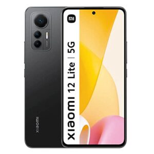 xiaomi 12 lite 5g + 4g lte (128gb + 6gb) global version unlocked 6.55" 108mp triple camera (not for verizon boost at&t cricket straight) + (w/fast car 51w charger bundle) (lite black)