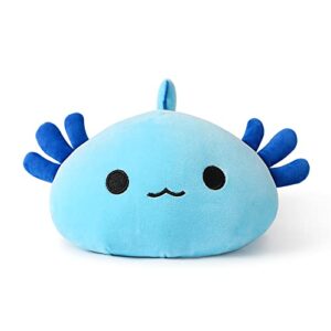 Onsoyours Cute Axolotl Plushie, Soft Stuffed Animal Salamander Plush Pillow, Kawaii Plush Toy for Kids (Blue Axolotl A, 13")