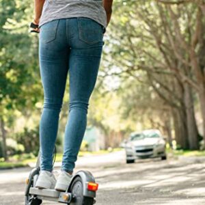 Blutron One S40 Electric Scooter, 700W Peak Power Motor, Impressive 25 Mile Range, 20 Mph, Dual Brakes & Suspension, 10'' Pneumatic Tires, Cruise Control, Foldable and Fast Charging Scooter