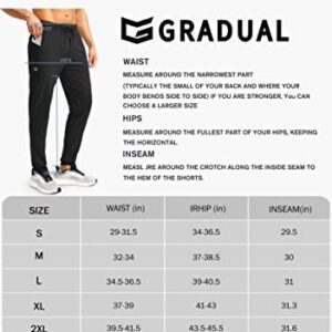 Men's Joggers with Zipper Pockets Stretch Tapered Sweatpants Athletic Pants for Men Workout Running Gym(Sage Green, XL)