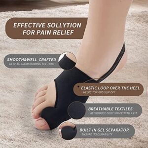 Havamoasa Bunion Corrector Orthopedic Bunion Splint Big Toe Separator Pain Relief Big Toe Straightener Pain Relief for Women & Men Day Night Support.