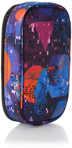 Kipling Womens Women's 50 Pens Case, Accessories, Art Supplies, Makeup, Nylon Travel Organizer Printed Case, Galaxy Illusion, 8.25 L x 4.5 H 2 D US