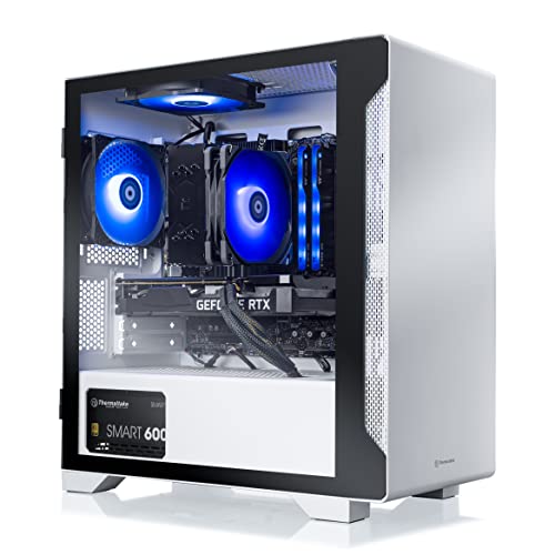 Thermaltake Glacier i350 Gaming Desktop (Intel Core™ i5-12400F, ToughRam Z-ONE 3600Mhz 16GB RGB Memory, NVIDIA® GeForce® RTX 3050, 1TB M.2 NVMe, Win 10 Home) S1GL-B660-350-LCS