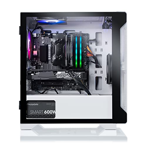 Thermaltake Glacier i350 Gaming Desktop (Intel Core™ i5-12400F, ToughRam Z-ONE 3600Mhz 16GB RGB Memory, NVIDIA® GeForce® RTX 3050, 1TB M.2 NVMe, Win 10 Home) S1GL-B660-350-LCS