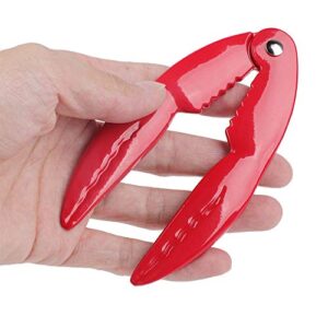 clip premium gadgets tool red legs crackers sheller seafood leg pliers knife opener prawns pick crab picks crawfish open walnut metal tools clamps kitchen shrimp