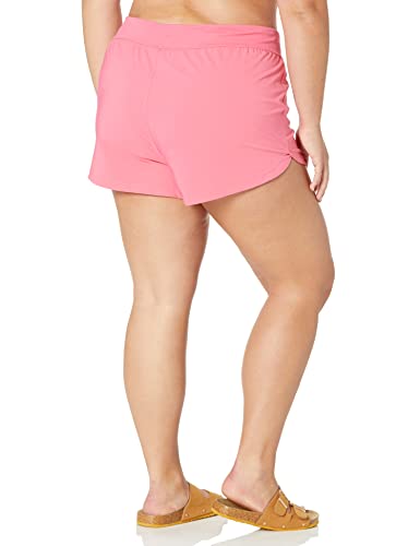 Amazon Essentials Women's Swim Short, Hot Pink, Medium