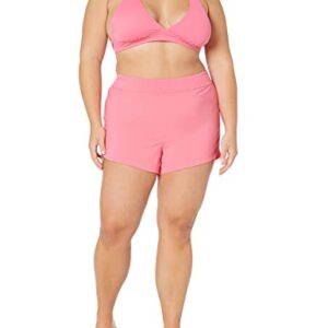 Amazon Essentials Women's Swim Short, Hot Pink, Medium