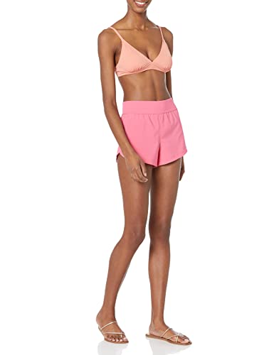 Amazon Essentials Women's Swim Short, Hot Pink, Medium