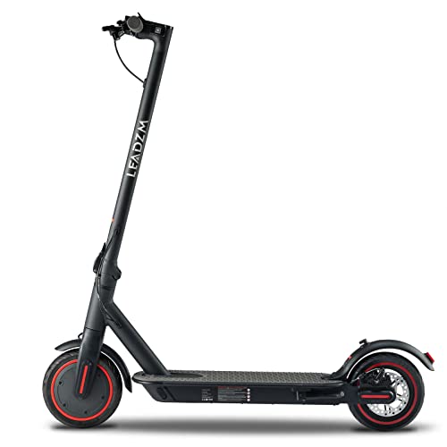 PEXMOR Electric Scooter Adults, Scooter Electric for Adults 21 Miles Range & 15.5 Mph,8.5" Solid Tire 350W Folding Electric Kick Scooter, Commuting E-Scooter Dual Brake& App Cruise Control