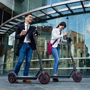 PEXMOR Electric Scooter Adults, Scooter Electric for Adults 21 Miles Range & 15.5 Mph,8.5" Solid Tire 350W Folding Electric Kick Scooter, Commuting E-Scooter Dual Brake& App Cruise Control