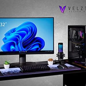 Velztorm Ferrux Gaming & Entertainment Desktop PC (AMD Ryzen 9-5900X 12-Core, GeForce RTX 3080, 128GB RAM, 8TB PCIe SSD, USB 3.2, HDMI, Display Port, Win 10 Pro)