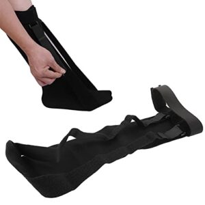 zjchao plantar fasciitis night splint sock, plantar fasciitis orthopedic socks single, dorsiflexion night splint compression socks with double strap design(s)