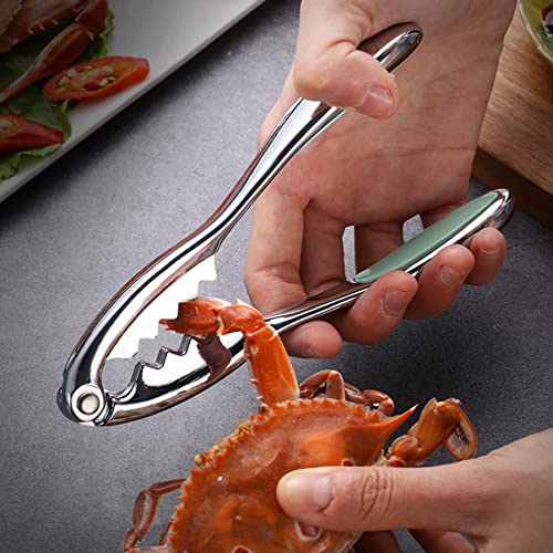 BESTonZON Clips Crackers Crackers Crackers Crackers Stainless Steel Seafood walnut opener sheller crab leg crackers Heavy Duty Nutcracker Tool Household Gadgets Walnut Walnut Nut