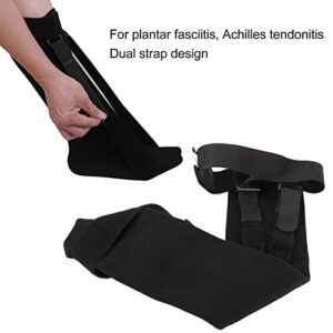 Plantar Fasciitis Stretch Night Sock, Dual Strap Design Dorsiflexion Night Splint Compression Socks for Relief from Plantar Fasciitis and Achilles Tendonitis(L)