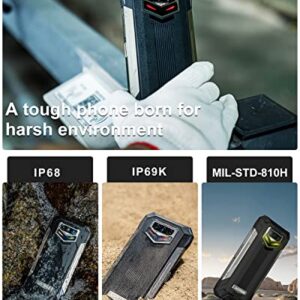 DOOGEE S89 PRO Rugged Smartphone(2022), 12000mAh Massive Battery Android 12 Rugged Phone Unlocked, 65W Fast Charging, 8GB+256GB IP68 Waterproof Cellphone, Night Vision, Breathing Light, NFC, Dual 4G