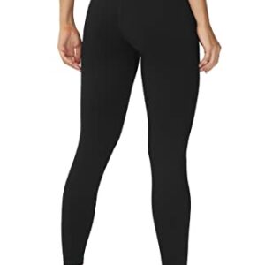 Women's V Cross Waist Yoga Leggings High Waisted Tummy Control Workout Running Pants Black