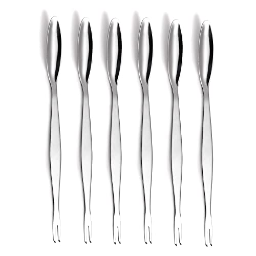 IMEEA Seafood Forks Picks Crab Leg Forks/Picks SUS304 Stainless Steel Seafood Tools for Lobster, 8.3-Inch