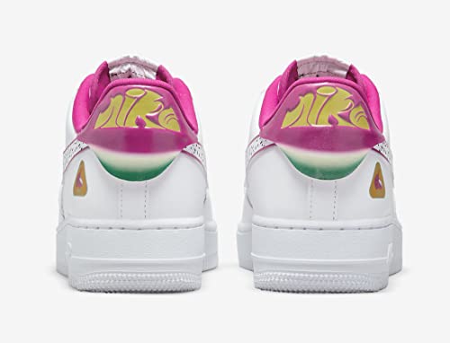 Nike Women's Air Force 1 Low '07 Size 6.5 US- DV3809 100 Dragonfruit White/White-pink Prime